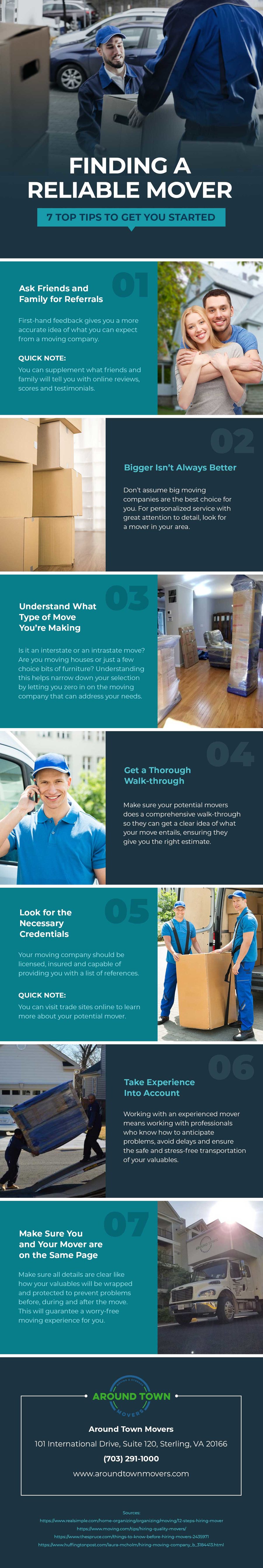 [INFOGRAPHIC] Finding a Reliable Mover: 7 Top Tips to Get You Started